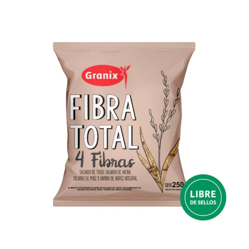 Granix Fibra Total Cereal 4 Fibers with Wheat, Oats, Rice & Corn Cereal ...