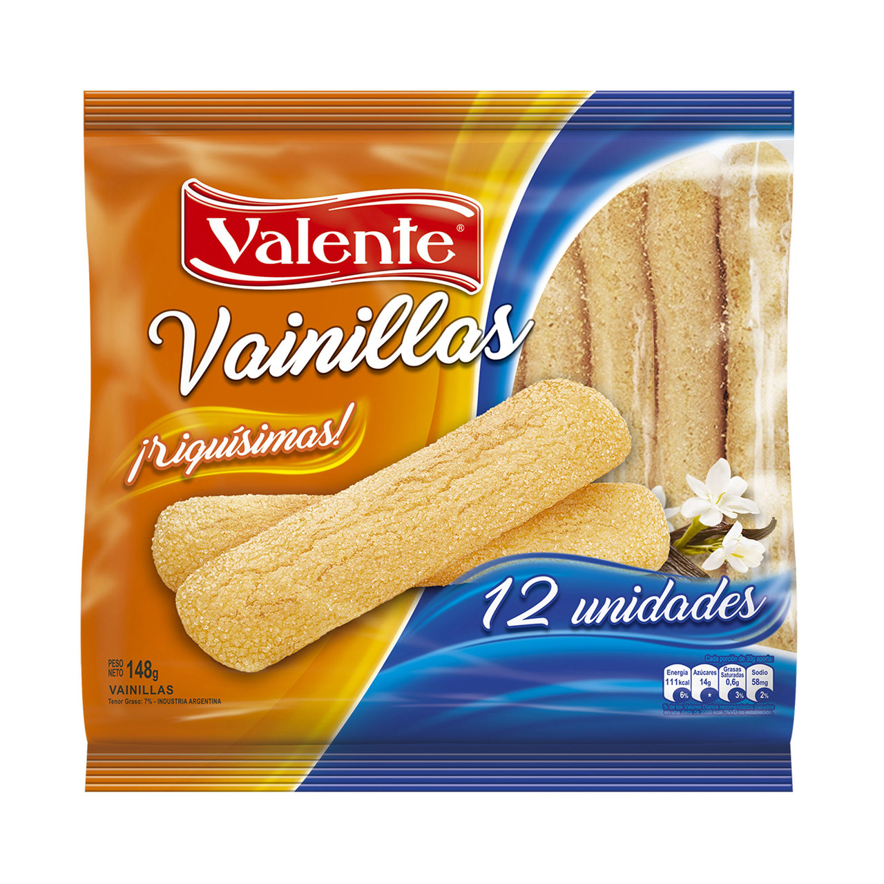 Valente Vainillas Sprinkled Sugar Cookies Vanilla Flavor Classic ...