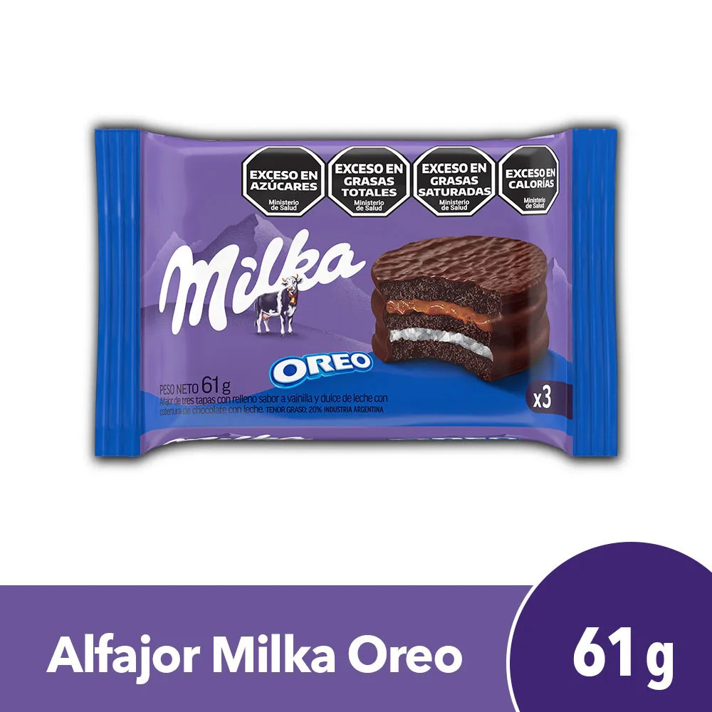 Selection Box Alfajores Milka - Triple Oreo, Triple Cookie with ...
