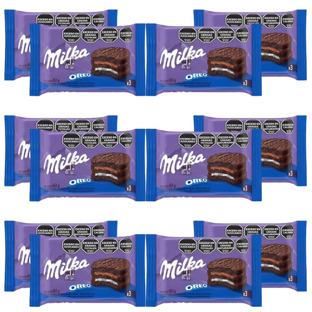 Selection Box Alfajores Milka - Triple Oreo, Triple Cookie with ...