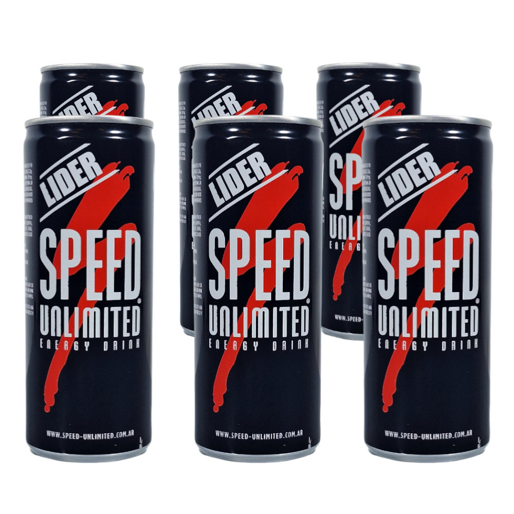 Speed Unlimited Energy Drink Bebida Energizante Improves Your Mood ...