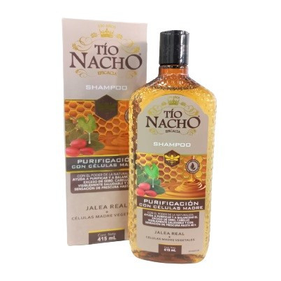 Tío Nacho Shampoo Purificación Shampoo with Royal Jelly & Plant Stem ...