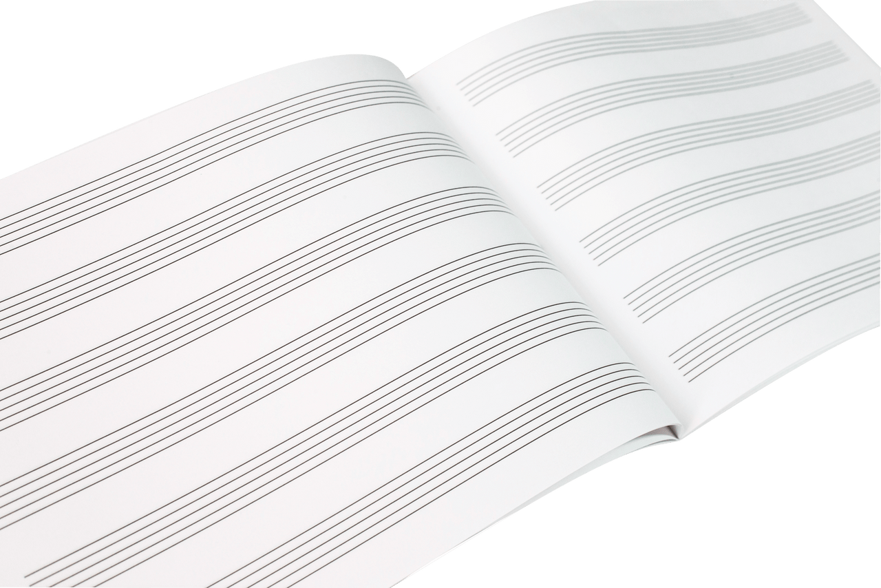 Rivadavia Cuaderno de Música, Blank Sheet Music with 20 Matte White ...
