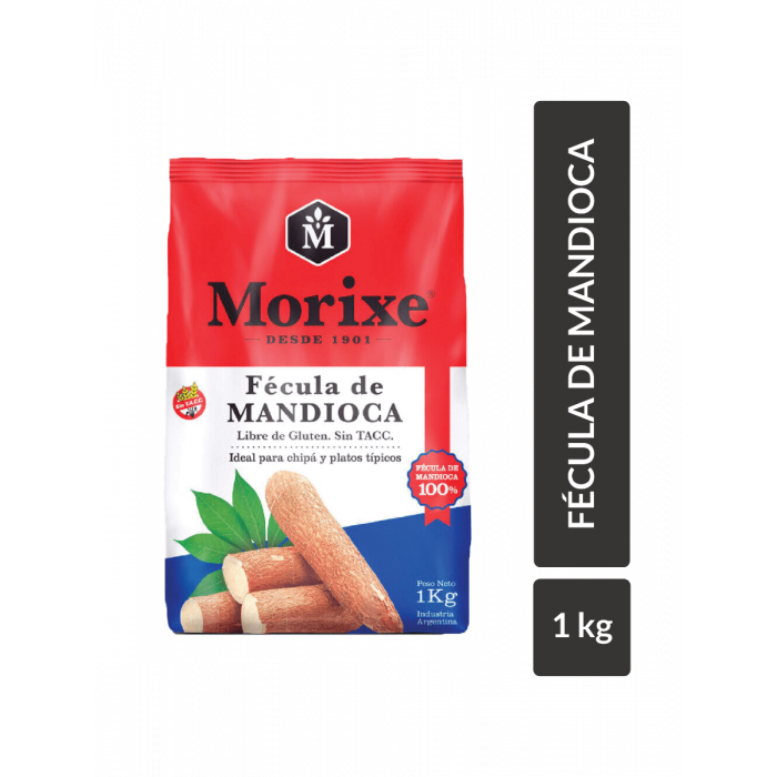 Morixe Fécula de Mandioca Starchy Cassava Ideal for Chipá, Gluten Free ...