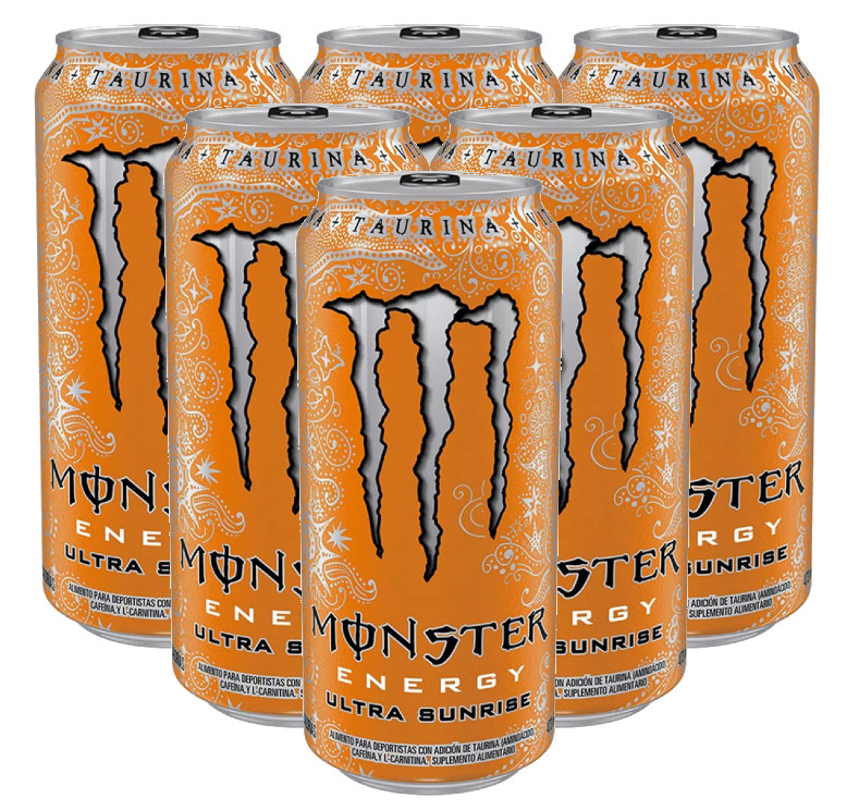 Monster Energy Ultra Sunrise Energy Drink Without Sugar - No Alcohol ...