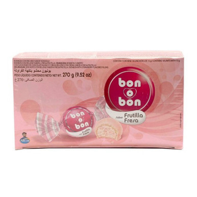 Bon o Bon Frutilla Bombones de Chocolate Blanco & Fresa Strawberry ...