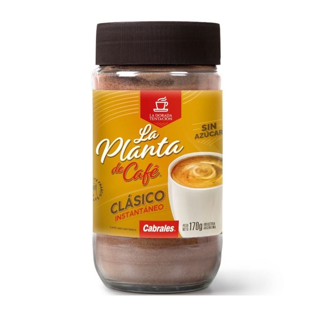 La Planta de Café Cabrales Instant Classic Coffee, Sugar-Free Roasted ...
