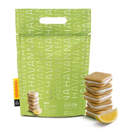 Havanna Mini Lemon Cookies Filled With Creme Lemon, 400 g / 14.11 oz