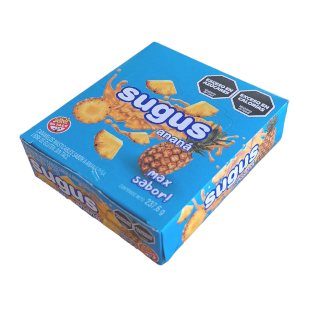 Sugus Pineapple Flavored Chewy Candy - Gluten-Free Caramelos ...