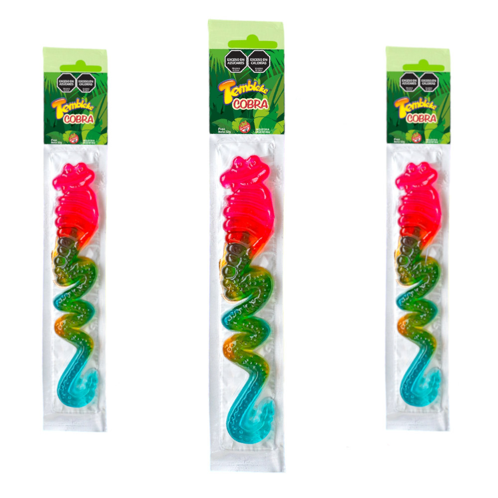 Tembleke Cobra Gomitas Jelly Candies Gummies, 32 g / 1.12 oz (pack of 3 ...