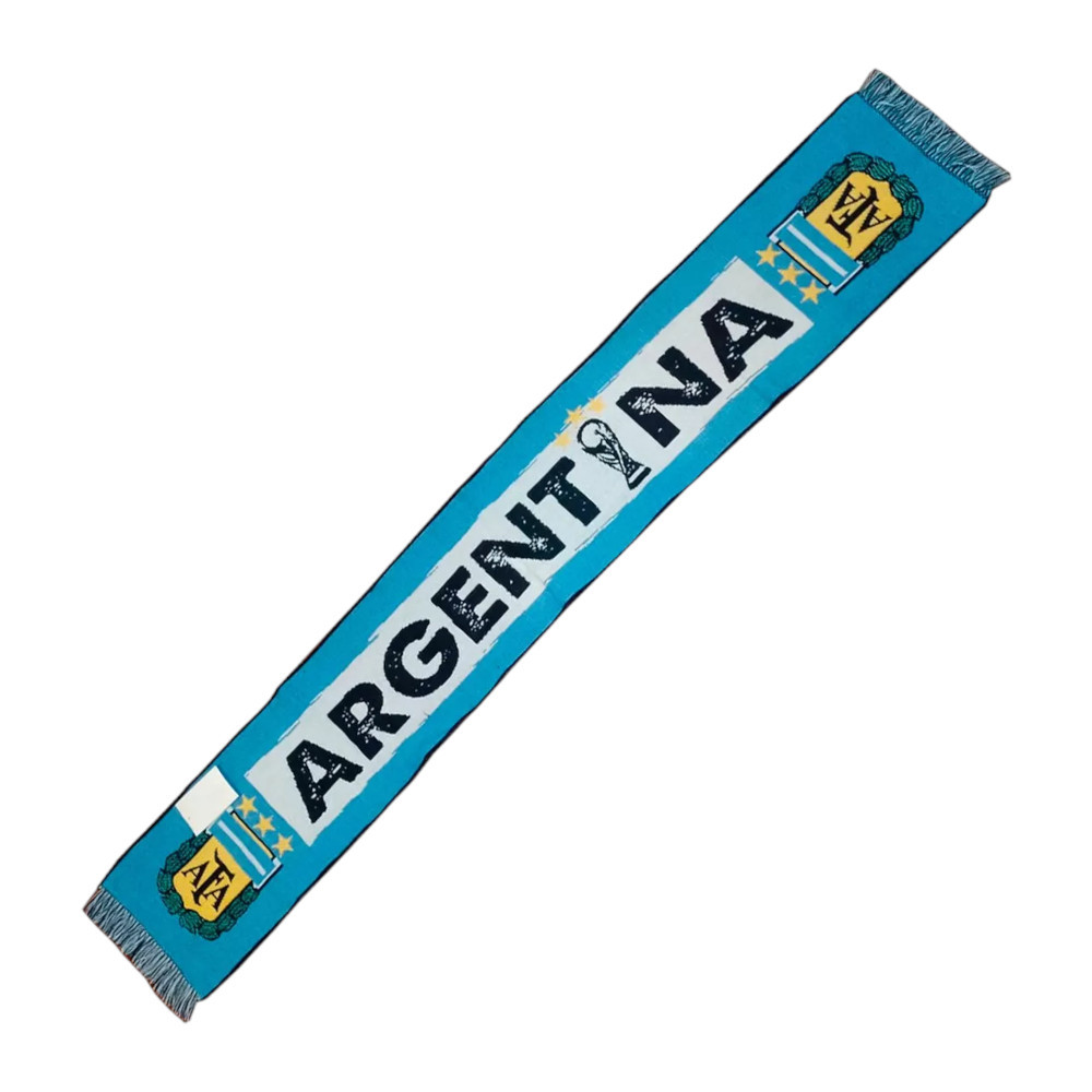 Bufanda Argentina White & Lightblue Soft Scarf Argentina, AFA Crest, 3 ...