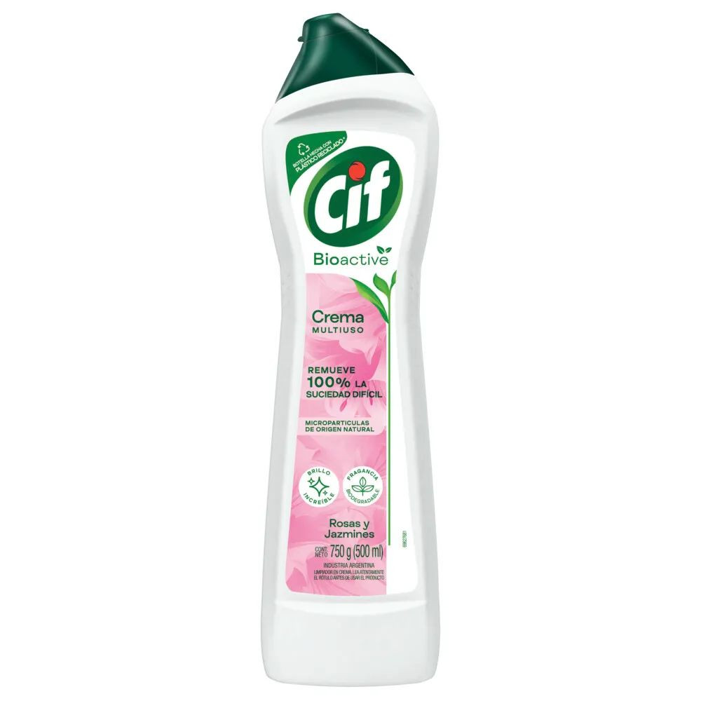 Cif Crema Rosas y Jazmines Roses & Jasmines Cream Cleaner Limpiador ...