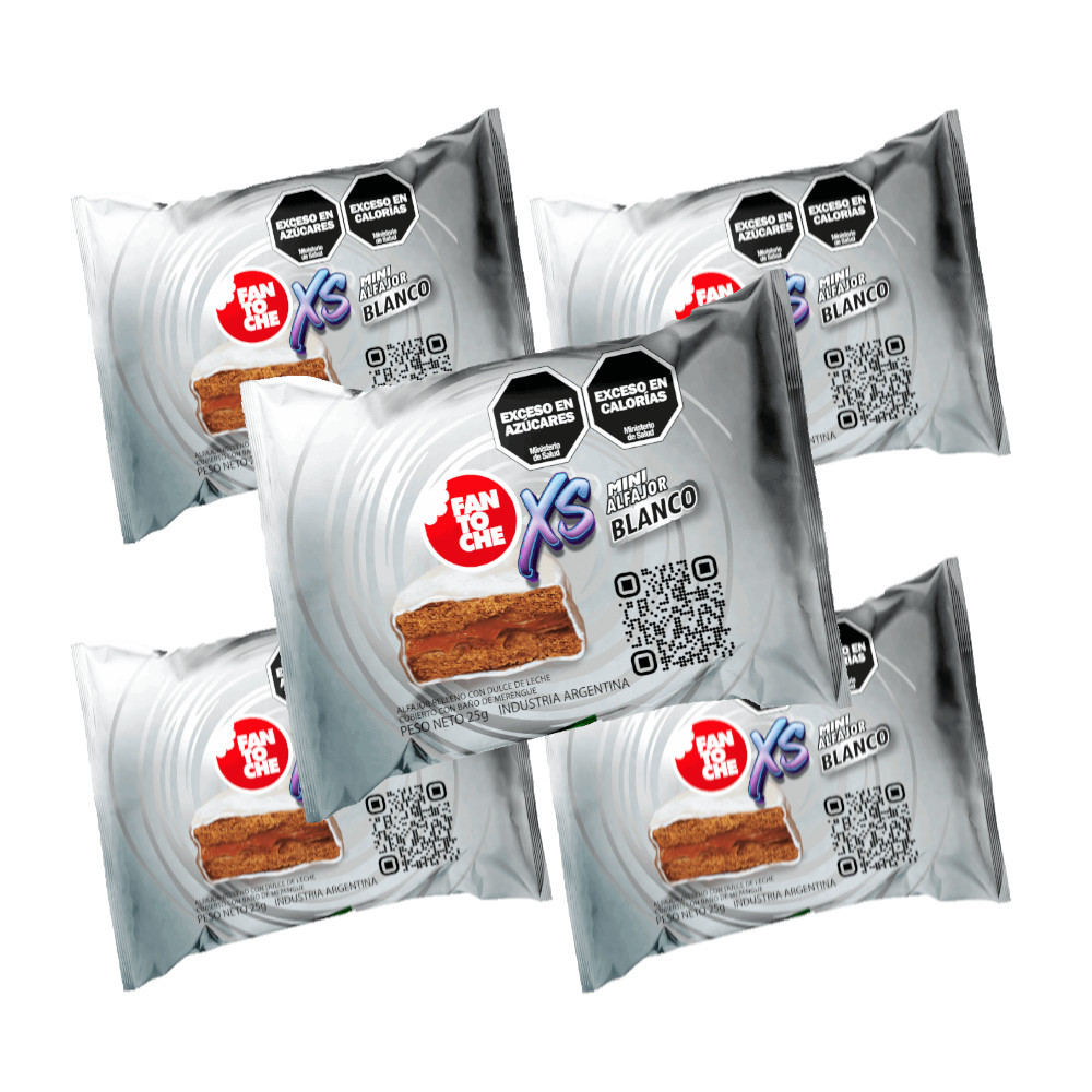 Fantoche XS Mini Alfajor Blanco with Dulce de Leche & Meringue, 25 g ...