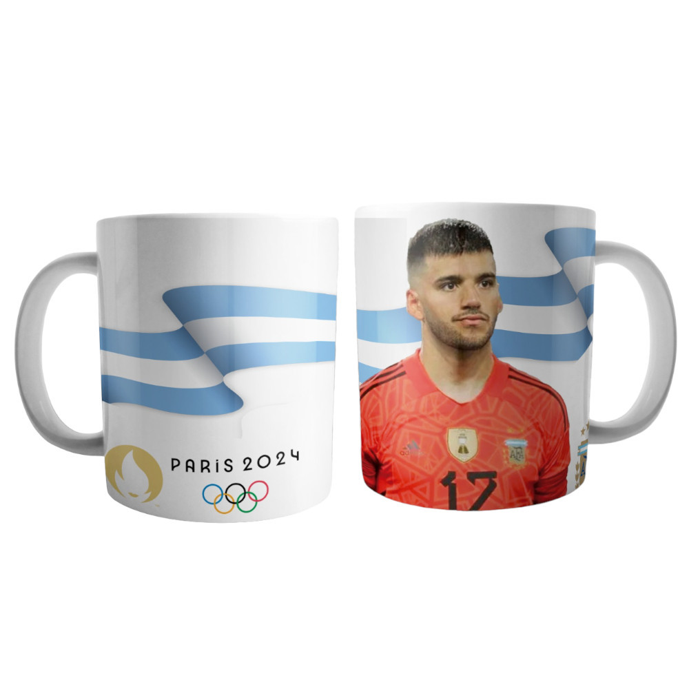 Paris 2024 Olympic Games Gerónimo Rulli Design Mug - Unique Souvenir Cup