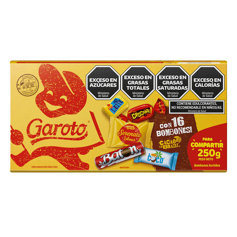 Garoto Bombones Classic Assorted Chocolate Bites Complete Box Bombones ...
