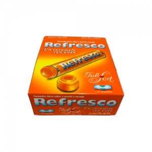 Refresco Pastillas de Naranja Hard Candy Orange Flavor By Felfort, 324 ...