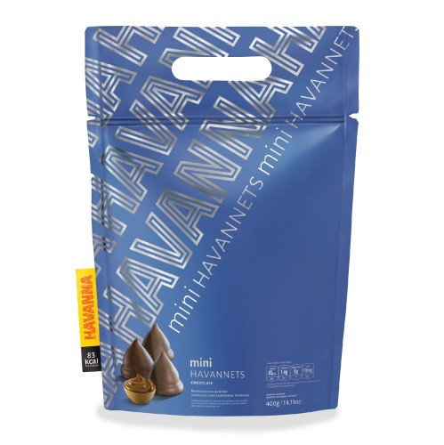 Mini Havannets Milk Chocolate with Dulce de Leche, 400 g / 14.11 oz bag