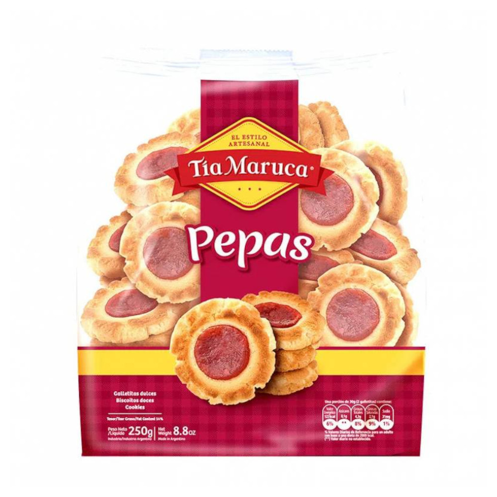 Tía Maruca Sweet Cookies Pepas - Irresistible Delights, 250 g / 8.8 oz ...