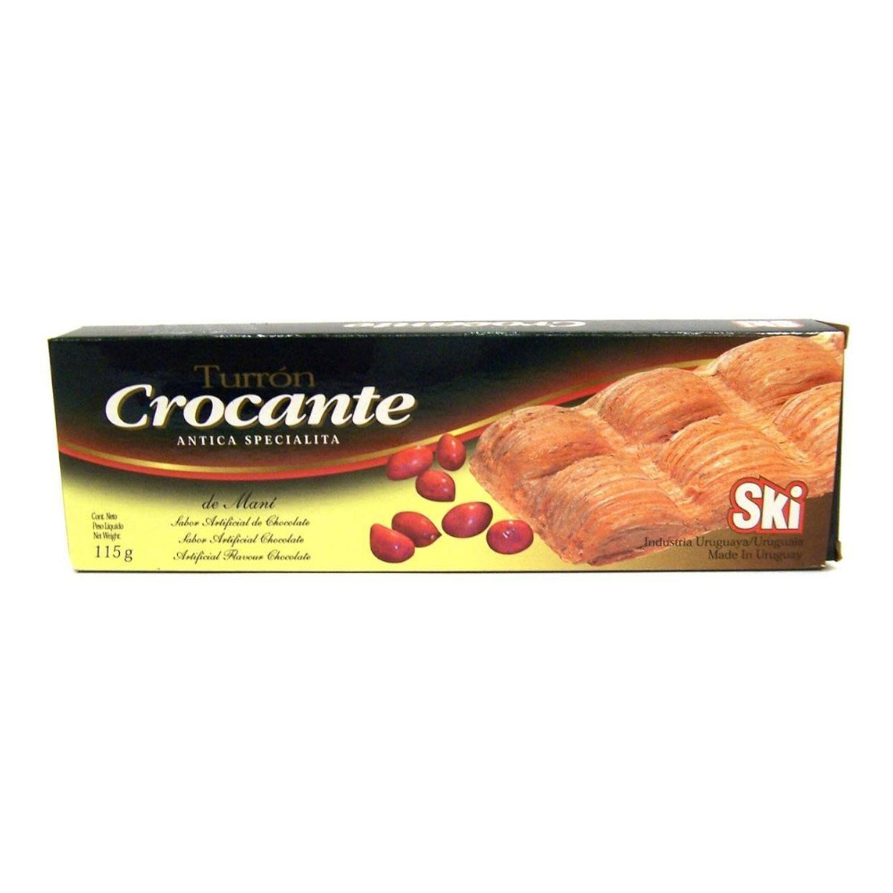 Artisanal Ski Chocolate Peanut Crunch Nougat Turrón de Maní Sabor ...