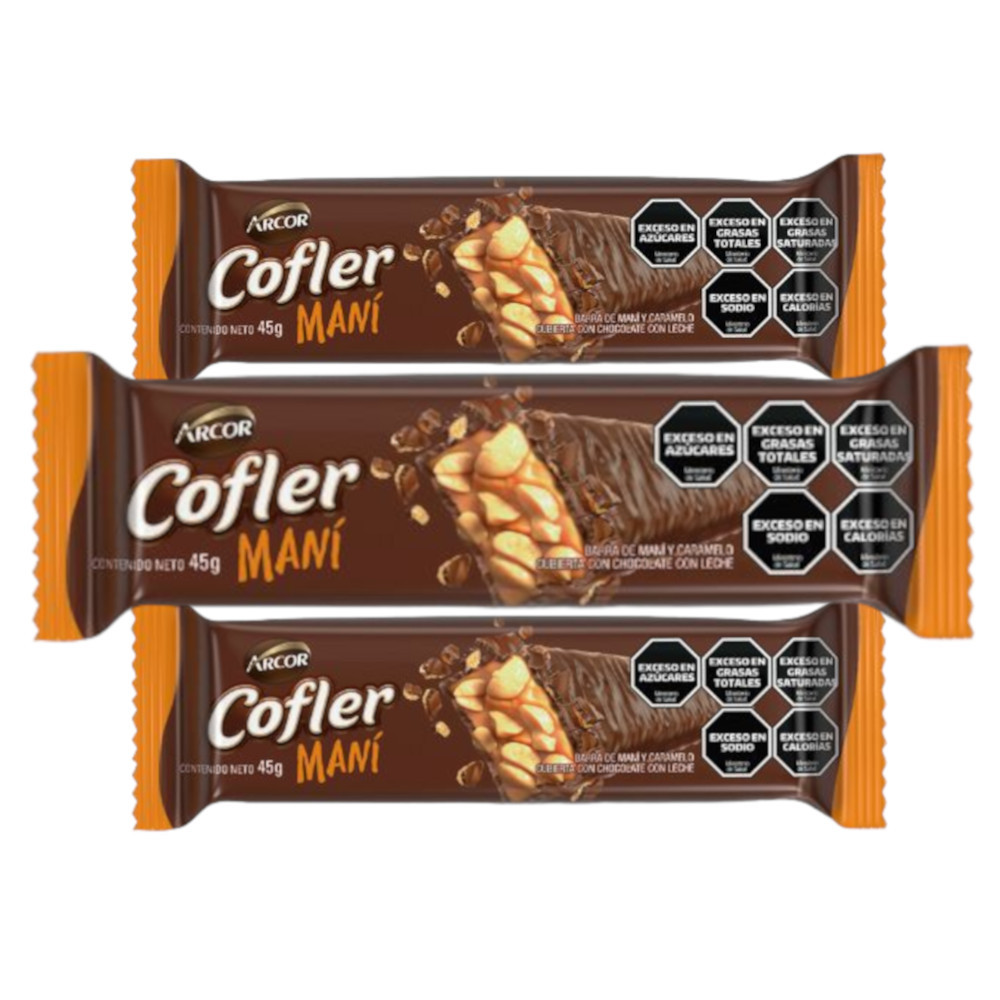 Cofler Block Milk Chocolate Bar with Peanuts, 110 g / 3.88 oz (pack of ...