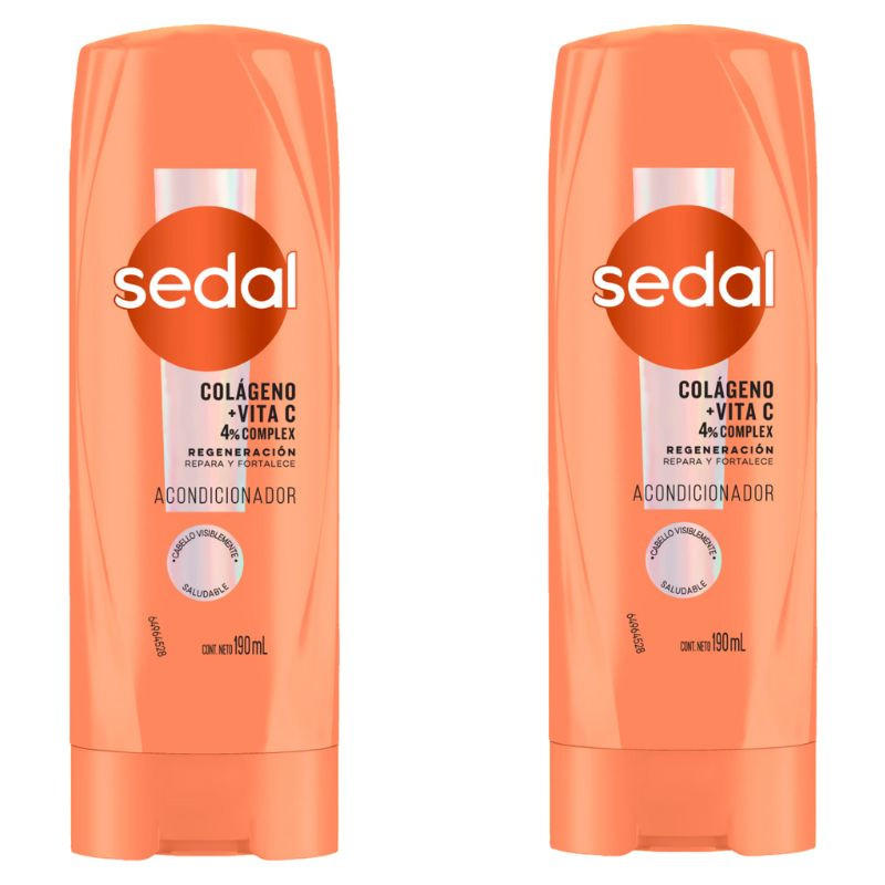 Sedal Conditioner with Collagen & Vitamin, 190 ml / 6.42 fl oz (pack of 2)