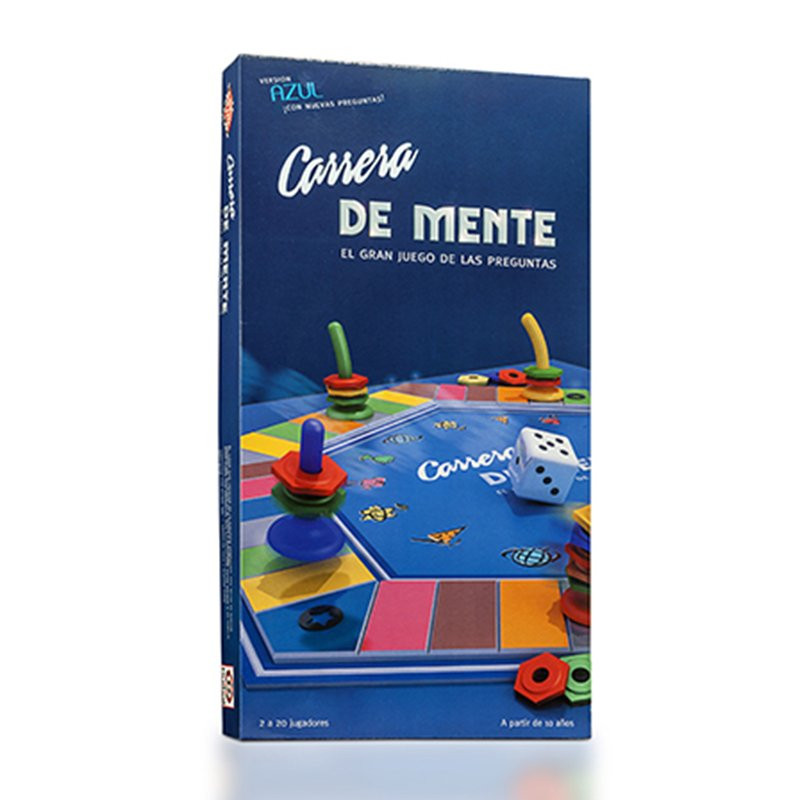 Carrera de Mente Trivia Board Game Questions & Answers Friendly Party ...