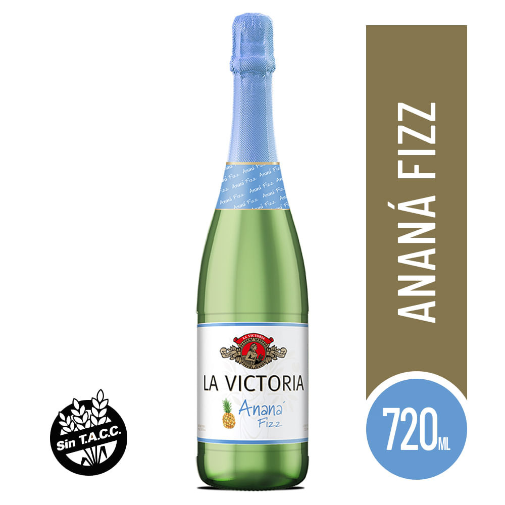 La Victoria Ananá Fizz Frutal & Gasified Classic Toast Drink - ABV 4.3% ...