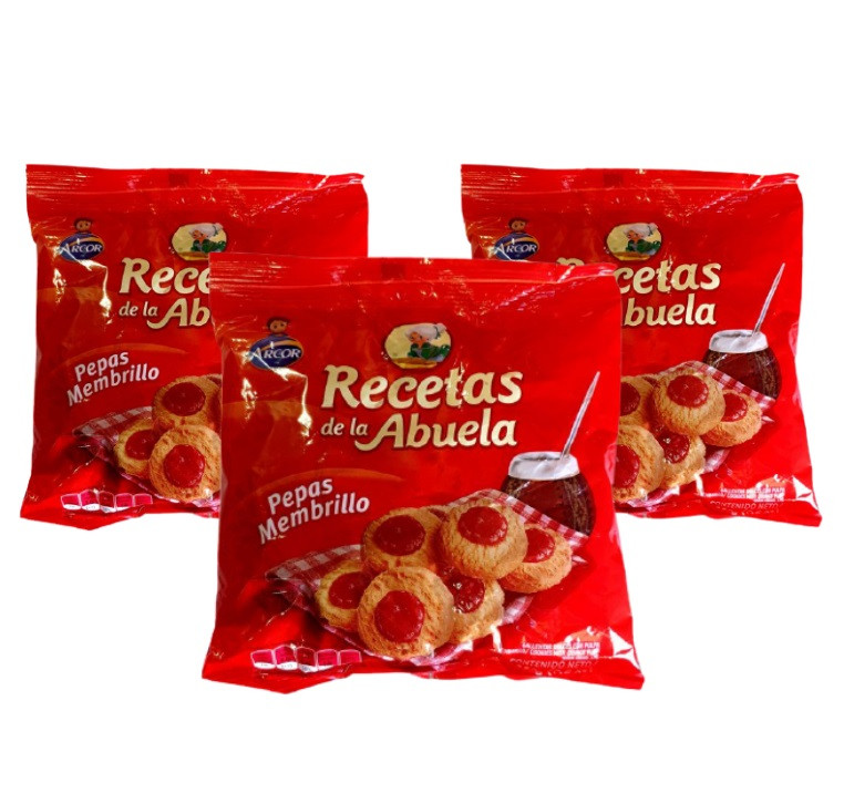 Trio Pepas Alemanas Quince Jelly Cookies "Pepas" Sugar Cookie Icing ...