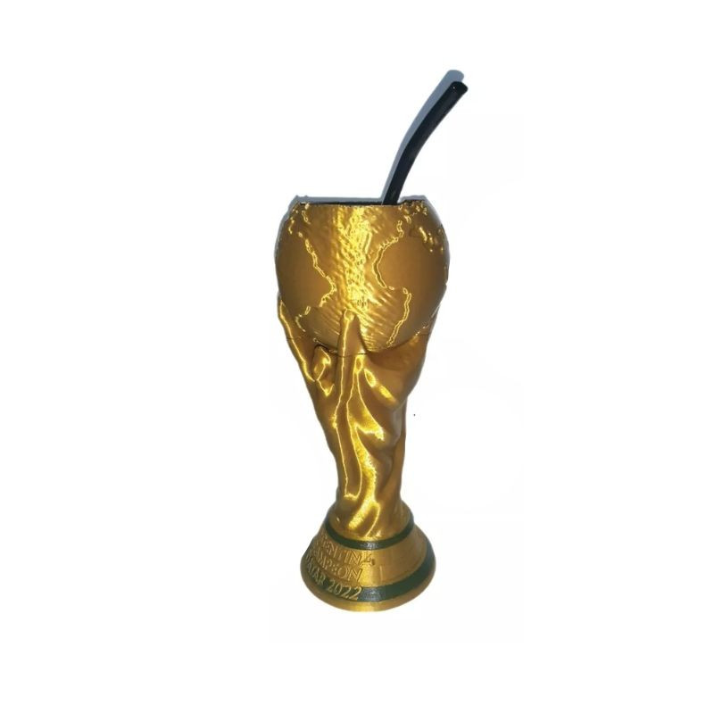 Mate Copa Del Mundo 3D Argentina Champion Printed Yerbero Azucarero ...