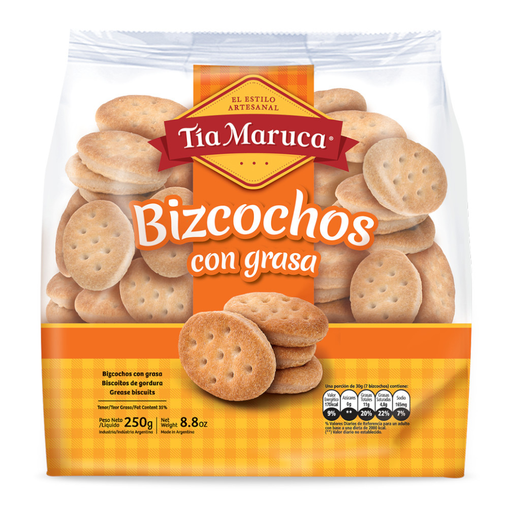 Tía Maruca Classic Biscuits Traditional Bizcochos, 250 g / 8.8 oz (pack ...