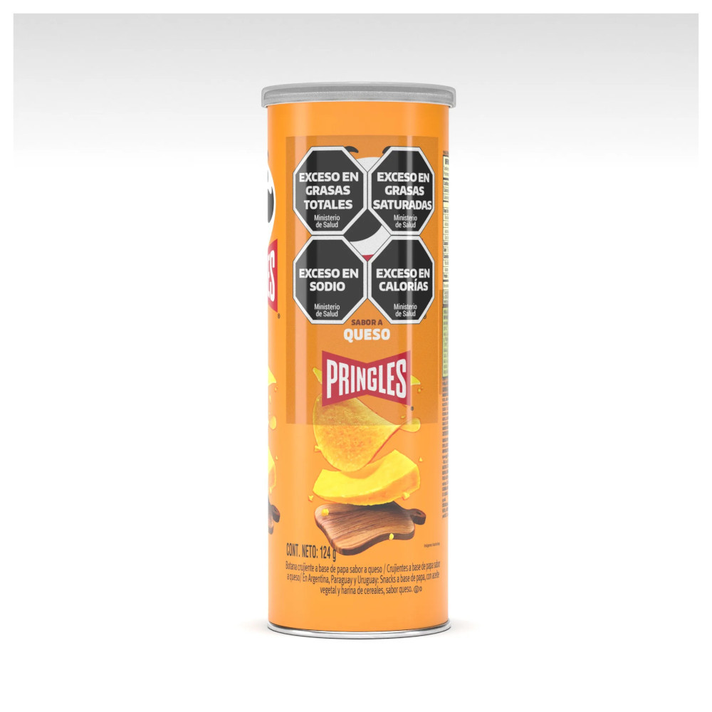 Pringles Cheese Flavor Tube Chips Papas Fritas en Tubo Sabor Queso, 124 ...