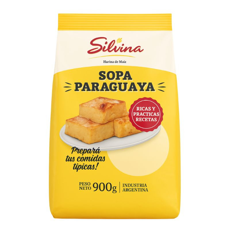 Silvina Sopa Paraguaya Traditional Cornbread, 900 g / 31.75 oz