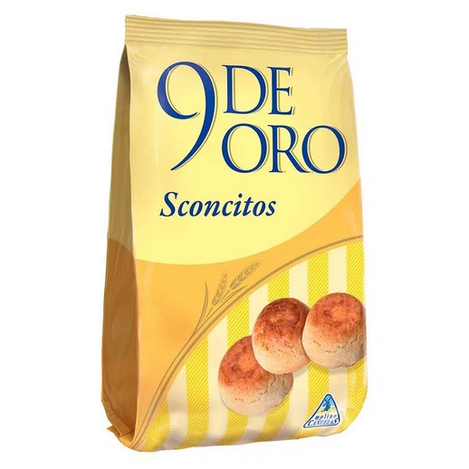 9 de Oro Light Biscuits Traditional Bizcochos No Cholesterol, 200 g / 7 ...