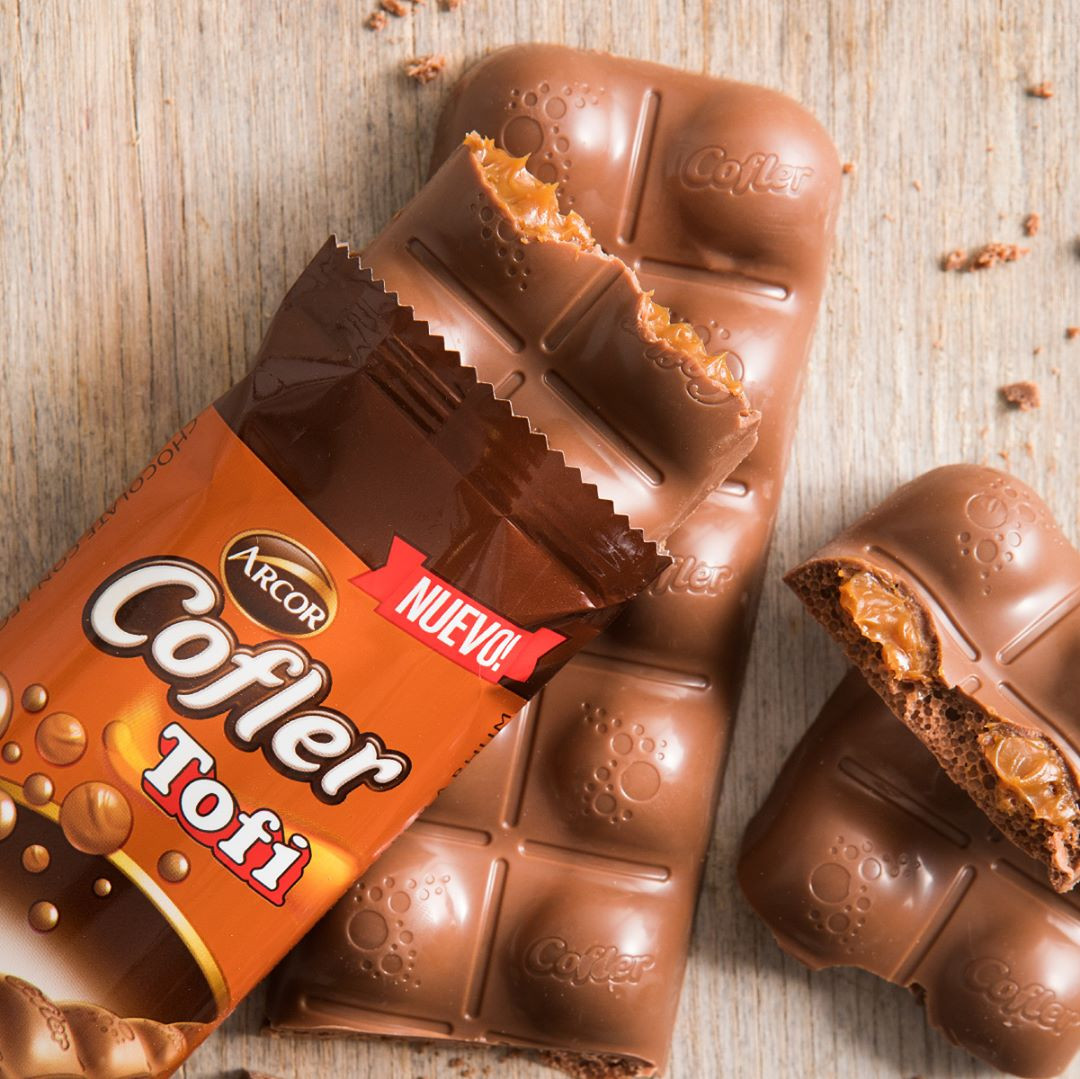 Cofler Aireado Tofi Chocolate Con Leche Aireado Airy Chocolate Bar with ...