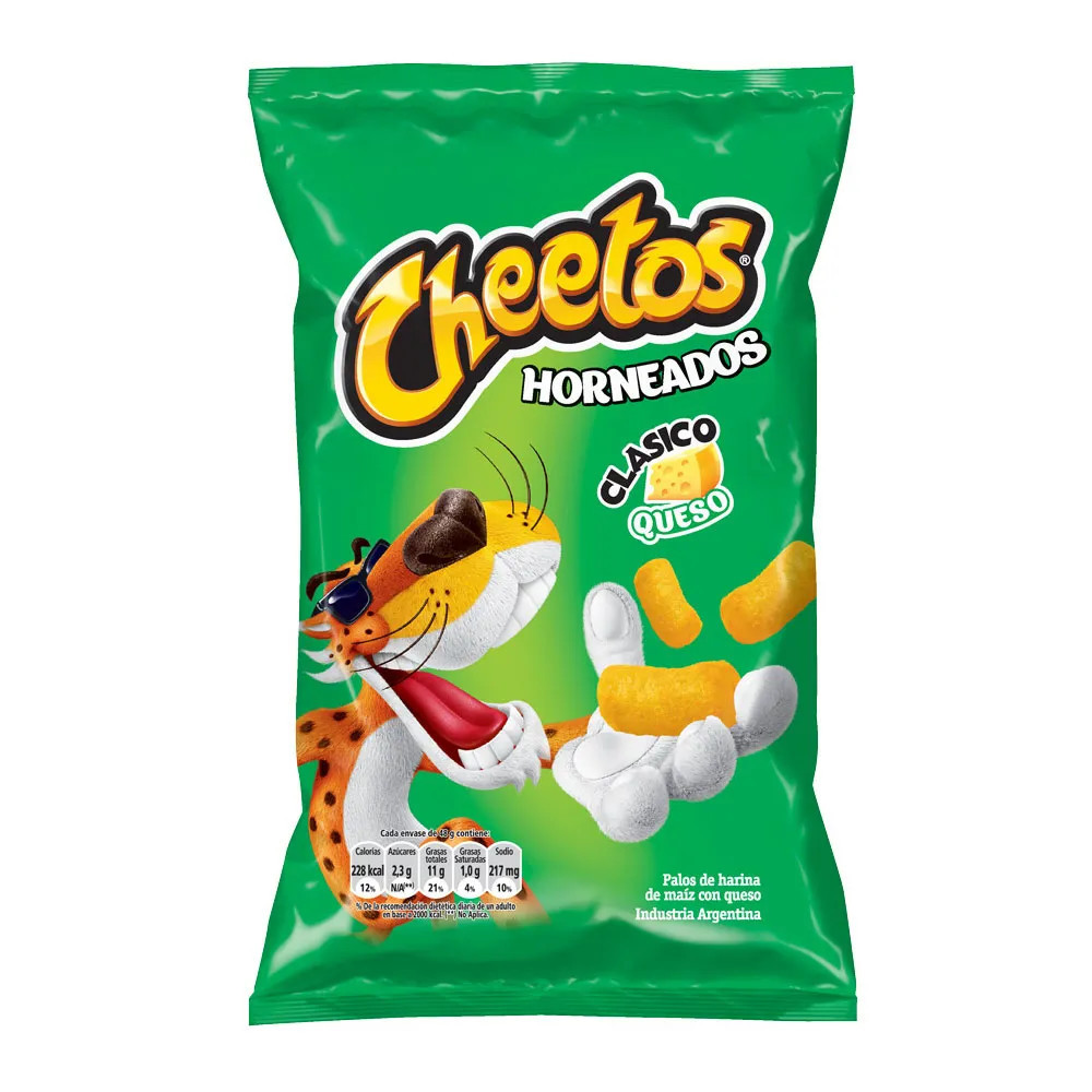 Chizitos Cheetos Snack Corn Wider Sticks Cheese Flavor, 165 g / 5.8 oz bag