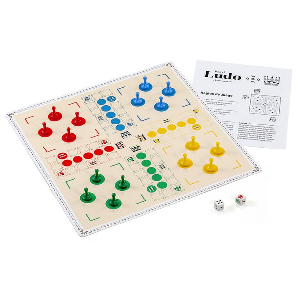 Royal Ludo Classic Board Game – Línea Azul Edition