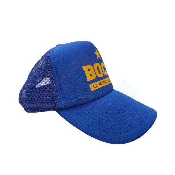 Gorra Boca Juniors "La Mitad Más Uno" Polyester Football Team Cap ...