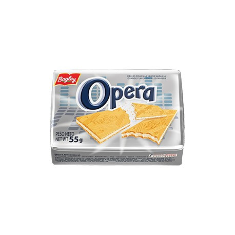Opera Thin Sweet Orange Flavored Cream Wafers 4-Pack, 55 g / 1.9 oz ea ...