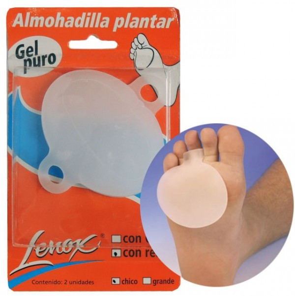 Lenox Almohadilla Plantar Chica Gel Puro Metatarsal Pads Polymer Gel ...