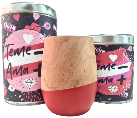 Set Matero Teme - Ama + Mate, Yerbero & Azucarera Con Pico Vertedor ...