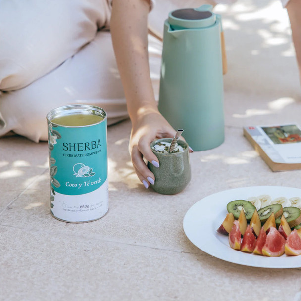 Sherba | Delicious Coconut Flakes & Green Yerba Mate Tea Blend ...