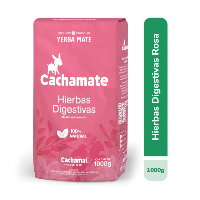 Cachamai Cachamate Yerba Mate Mixed Herbs Boldo, Mint & Pennyroyal, 1 ...