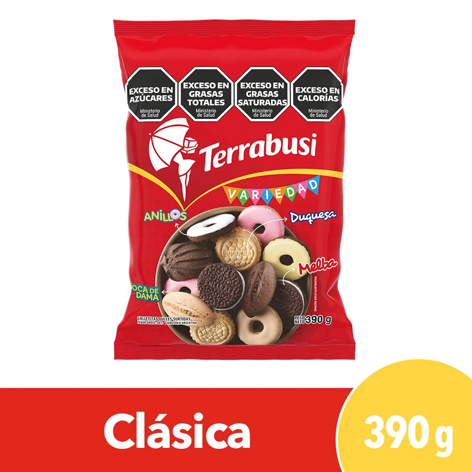Galletitas Terrabusi Variedad Assorted Cookies Boca de Dama, Duquesa ...