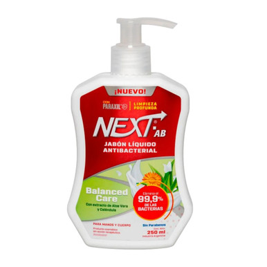 Next Antibacterial Deep Cleansing Balanced Care Hand & Body Soap Jabón ...