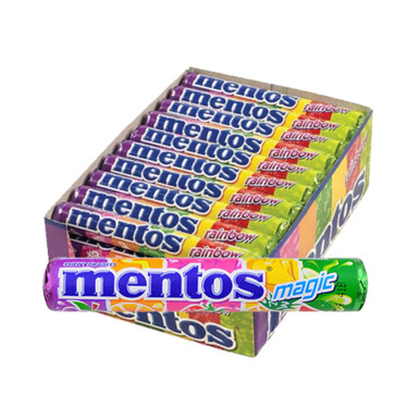 Mentos Assorted Fruit Flavored Chewy Candies, 354 g / 12 oz ea (box of 12)