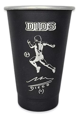 Vaso Jarro Aluminio Diego Maradona Dios Aluminum Cup for Drinks ...