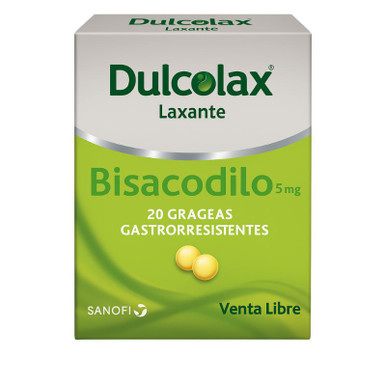 Dulcolax Laxante Tablets for Constipation Relief (20 Tablets)