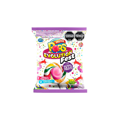 Mister Pops Evolution Fest Tutti Frutti Lollipops, 432 g / 15.23 oz ...