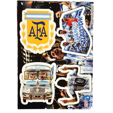 Argentina AFA Scaloneta World Cup Vinyl Stickers Sheet