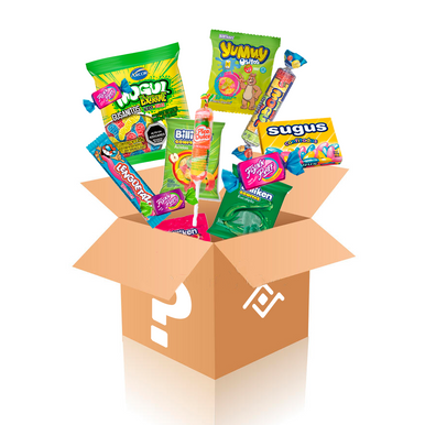 Surprise Random Selection Box Piñata Full of Candies, Sweets & Gummies ...